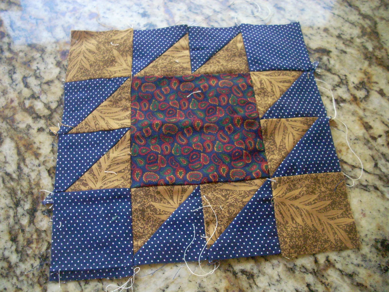 Nifty Notions Half Square Triangle Tutorial - Aunt Ems Quilts